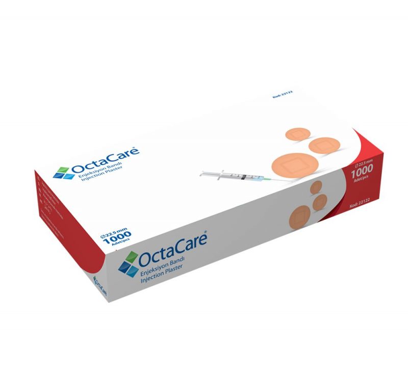 OctaCare Enjeksiyon Bandı 22,5mm 1000 Adet - Medico Turtle